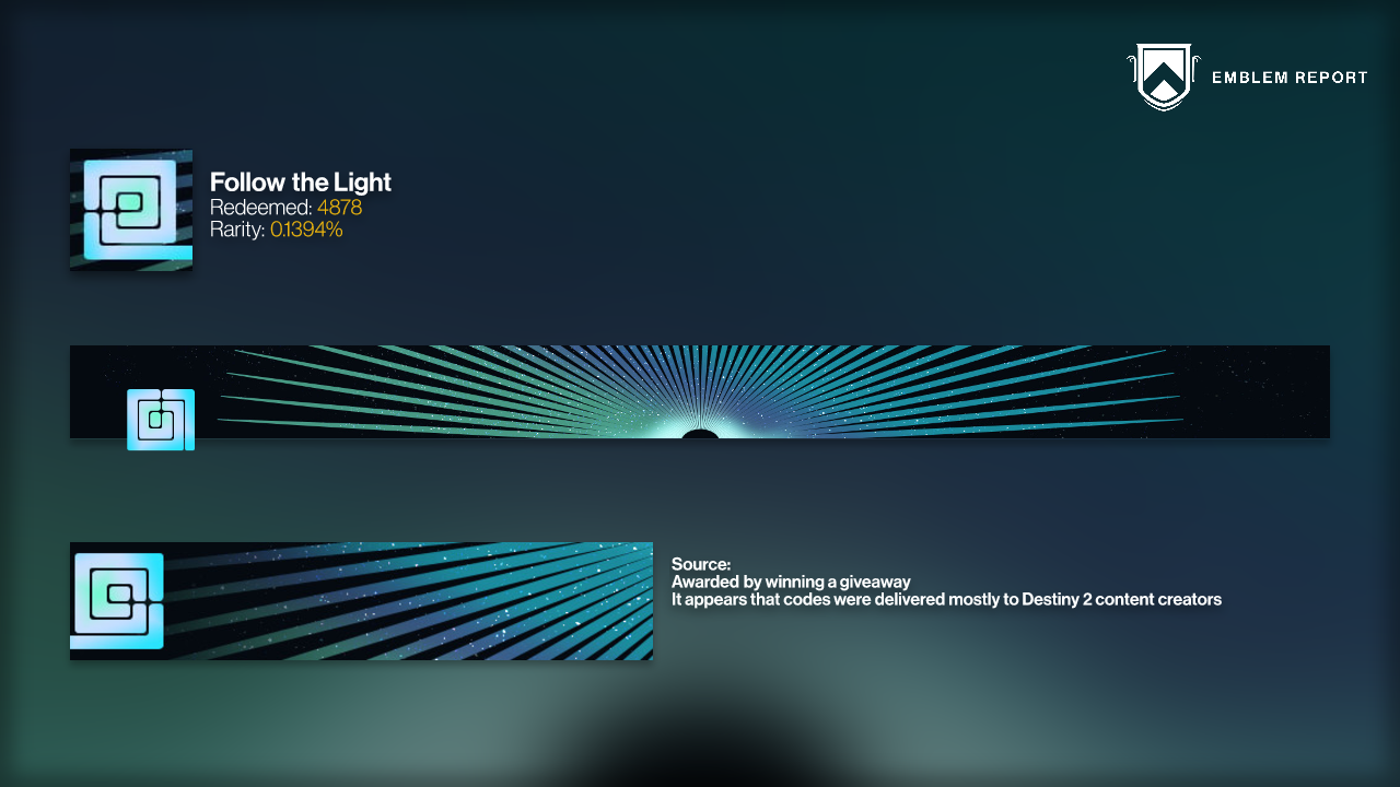 Follow the Light | Emblem Report